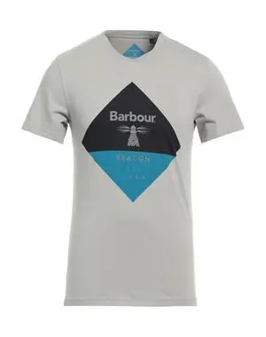 Barbour Beacon Man T-shirt Blue Size S Cotton Grey
