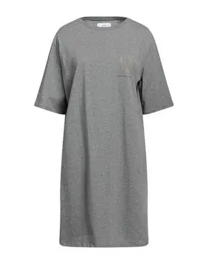 Armani Exchange Icon Period Mini Dress Cotton - Grey