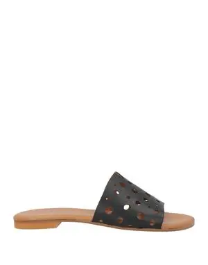 VIVIAN Calfskin Openwork Sandals