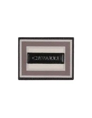 Roberto Cavalli Cardholder Polyester, Polyurethane, Cow Leather