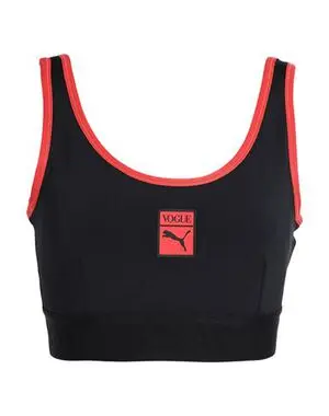 PUMA X VOGUE Bra Top Top Size Polyester, Elastane - Black