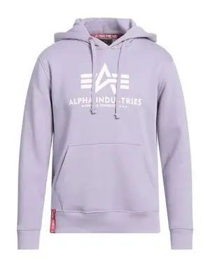 Alpha Industries Cotton-blend Fleece Sweatshirt Purple