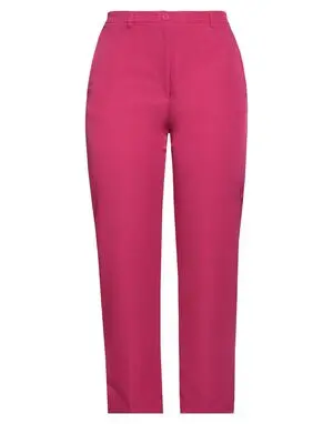 VICOLO Straight-leg Cropped Pants - Pink