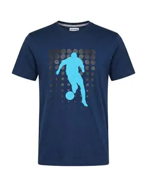 BIKKEMBERGS T-shirt Size Cotton - Navy