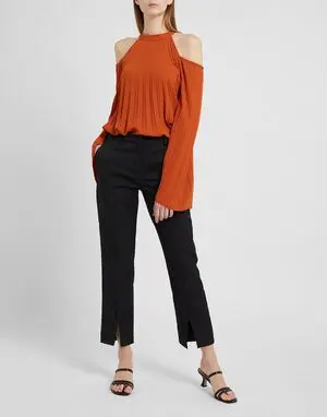 8 BY YOOX Pleated Cut-out Top