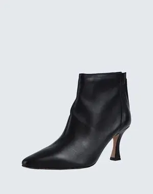 BIANCA DI Leather Ankle Boots - Black