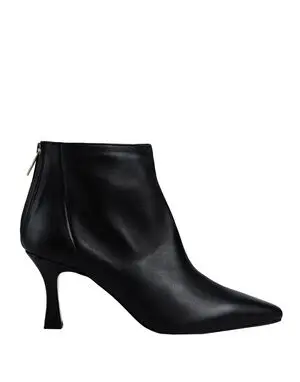BIANCA DI Leather Ankle Boots - Black