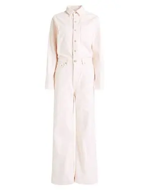 Rag & Bone Cotton Denim Jumpsuit