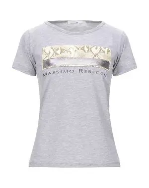 MR MASSIMO REBECCHI Light Cotton T-shirt - Grey