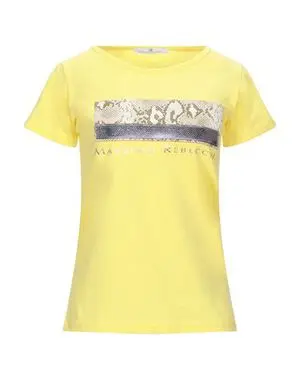 MR MASSIMO REBECCHI Light Cotton T-Shirt Yellow