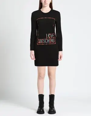 Moschino Mini T-shirt Dress - Black