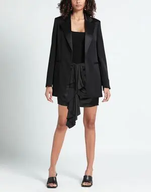 VICOLO Mini Skirt With Draped Detailing - Black