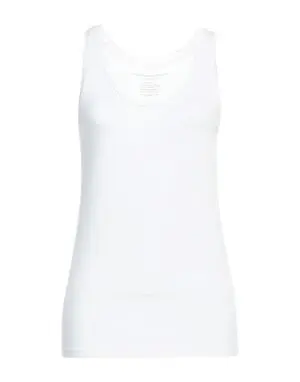 Majestic Filatures Tank Top Size Viscose, Elastane - White