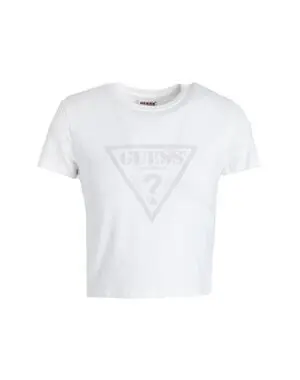 Guess T-shirt Size Cotton, Elastane - White