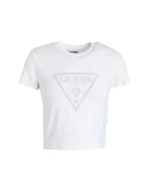 Guess T-shirt Size Cotton, Elastane - White