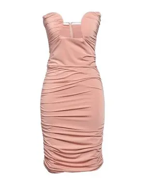 VICOLO Midi Bodycon Dress - Pink