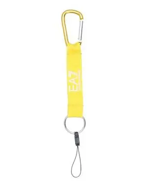 Emporio Armani Key Ring Textile Fibers - Yellow
