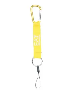 Emporio Armani Key Ring Textile Fibers - Yellow