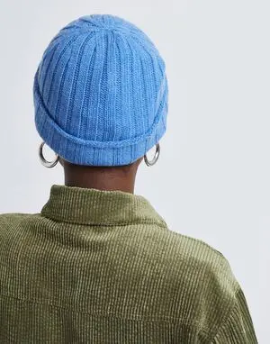8 BY YOOX Recycled Wool Sailor Beanie - Azure