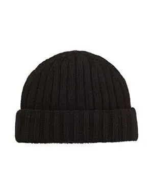 8 BY YOOX Recycled Wool Sailor Beanie Black