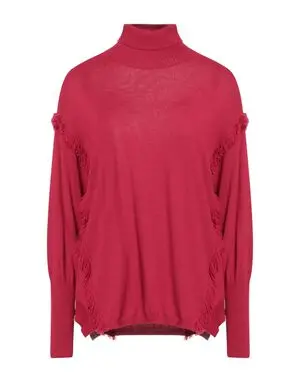 CARACTÈRE Turtleneck Knit Top - Pink