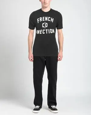 French Connection T-shirt Charcoal Size Cotton, Polyester