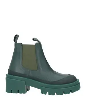 EQUITARE Olivia Ankle Boots In Dark Soft Leather - Green