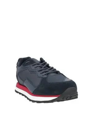 Armani Exchange Low-top Sneakers With Lace-up Closure - Navy Blue