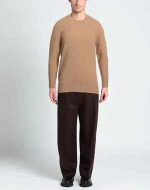 Alpha Studio Wool Crewneck Sweater - Beige