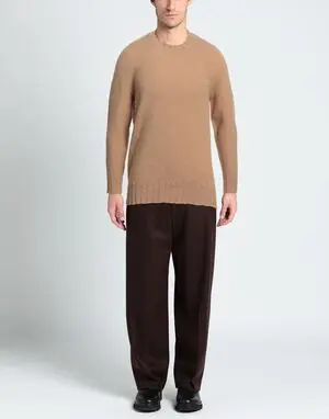 Alpha Studio Wool Crewneck Sweater - Beige