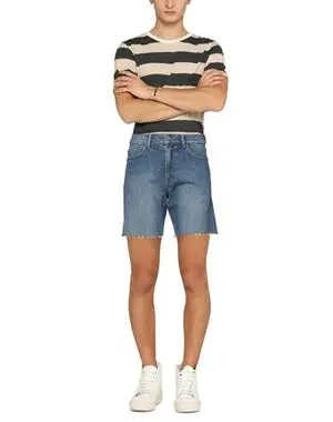 DR. DENIM Denim Shorts With Raw-cut Hem