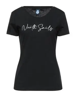 NORTH SAILS Logo-print Cotton T-shirt - Black