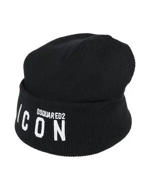 Dsquared2 Wool Beanie - Black