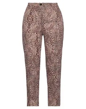 VICOLO Leopard Print Tapered Trousers
