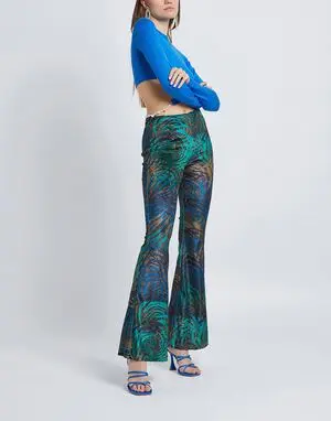 8 BY YOOX Printed Velvet Flare Pants