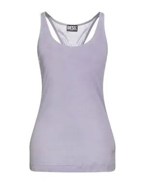 DIESEL Ribbed Jersey Tank Top - Purple