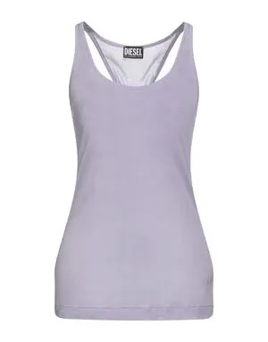 DIESEL Ribbed Jersey Tank Top - Purple