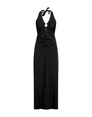 4GIVENESS Maxi Dress With Metal Appliqués - Black