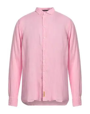 B.D.BAGGIES B. D.baggies Man Shirt Sage Green Size L Linen Pink