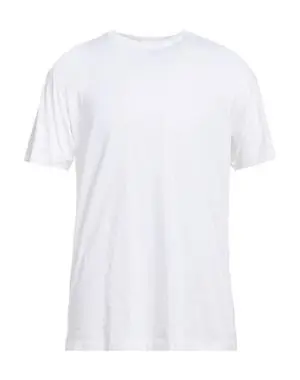 BIKKEMBERGS T-shirt Size Cotton, Elastane, Polyester - White