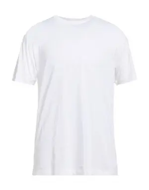 BIKKEMBERGS T-shirt Size Cotton, Elastane, Polyester - White