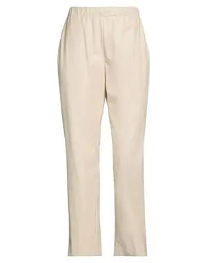 SUOLI Solid Straight-leg Pants - White
