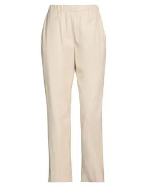 SUOLI Solid Straight-leg Pants - White
