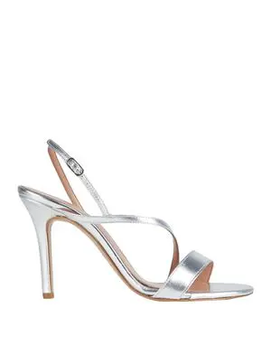 BIANCA DI Soft Leather Sandals - Silver
