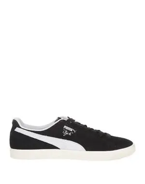 PUMA Clyde Hairy Suede Sneakers - Black
