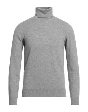 Alpha Studio Turtleneck Size Geelong Wool - Grey