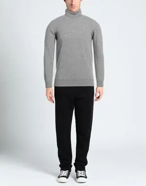 Alpha Studio Turtleneck Size Geelong Wool - Grey
