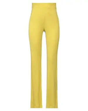 HAVEONE Straight Leg Knit Pants - Yellow
