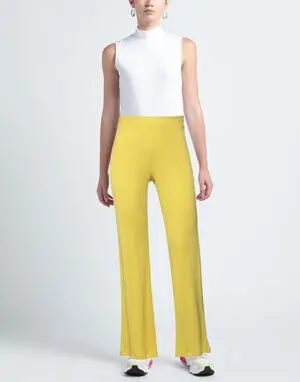 HAVEONE Straight Leg Knit Pants - Yellow