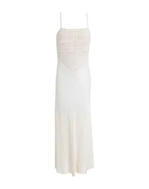 Topshop Maxi Slip Dress - Ivory